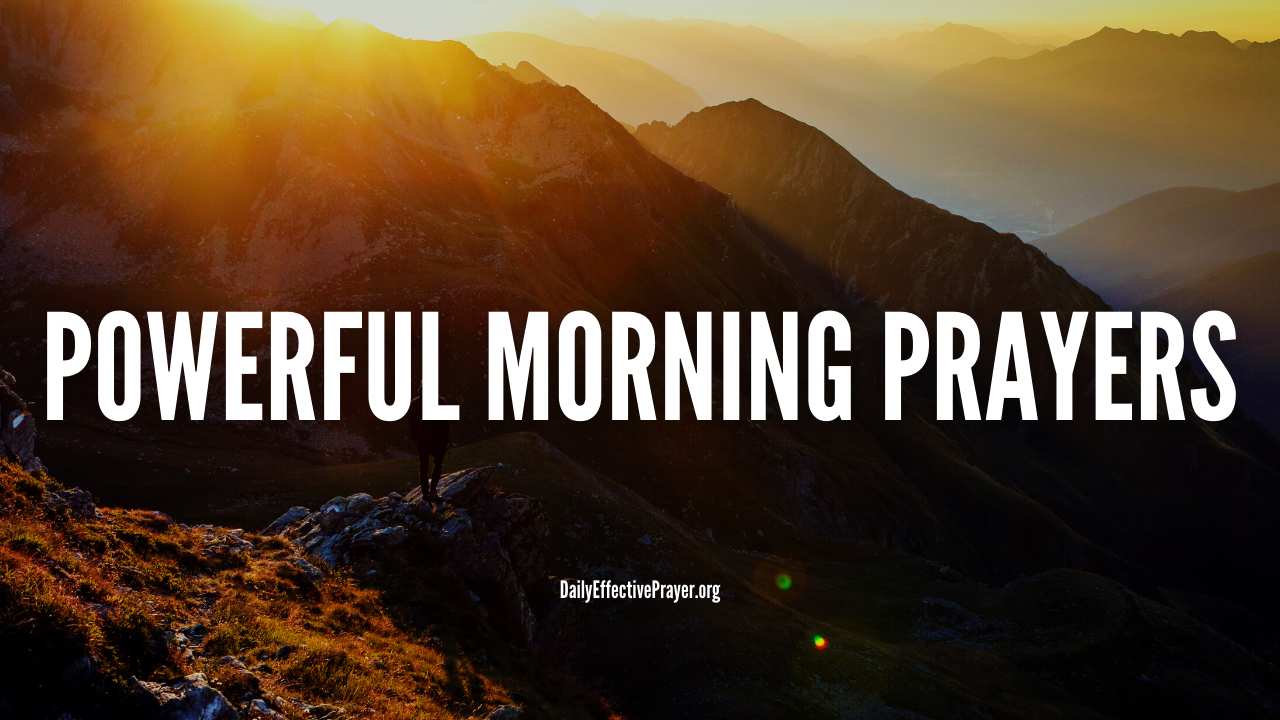 Powerful Morning Prayers To Start The Day | Morning Time Prayer