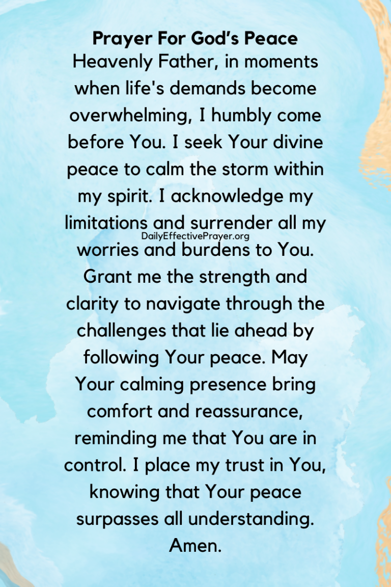 How To Let God’s Peace Be Your Umpire