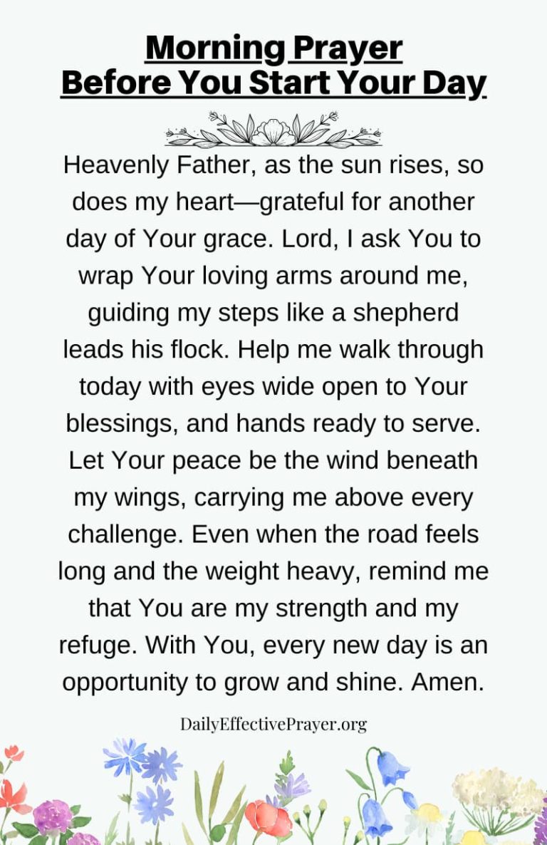 Powerful Morning Prayers To Start The Day Morning Time Prayer