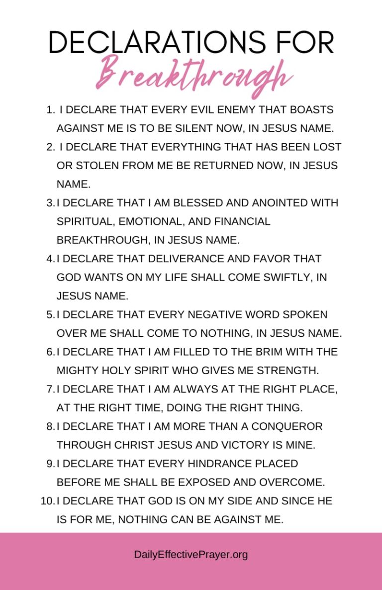 7 Blessed Prayers For Favor And Breakthrough
