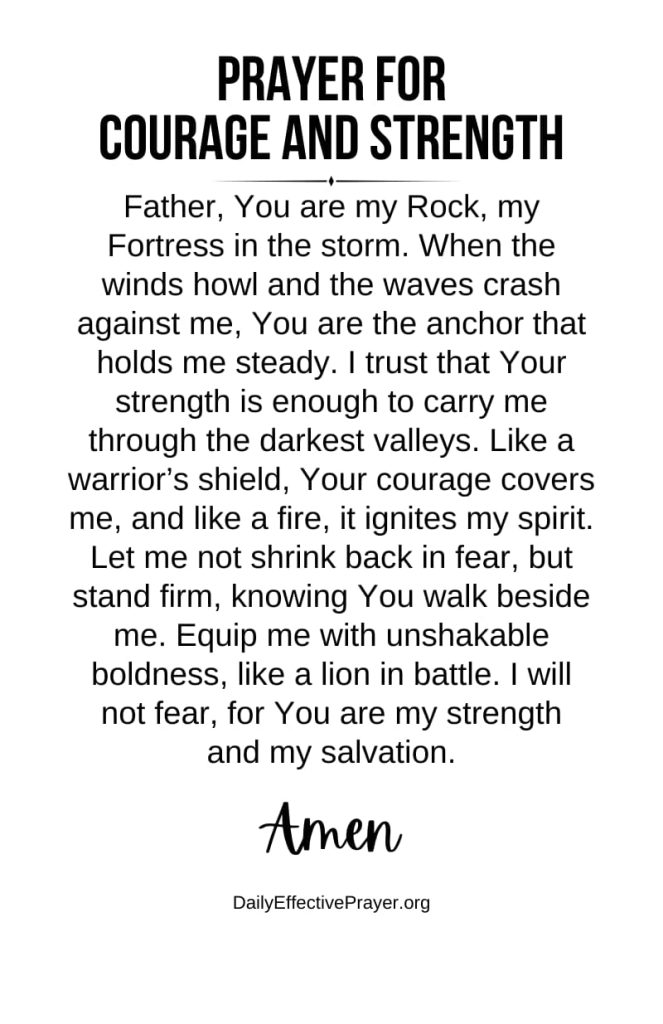 11 Powerful Prayers For Strength and Courage In Difficult Times