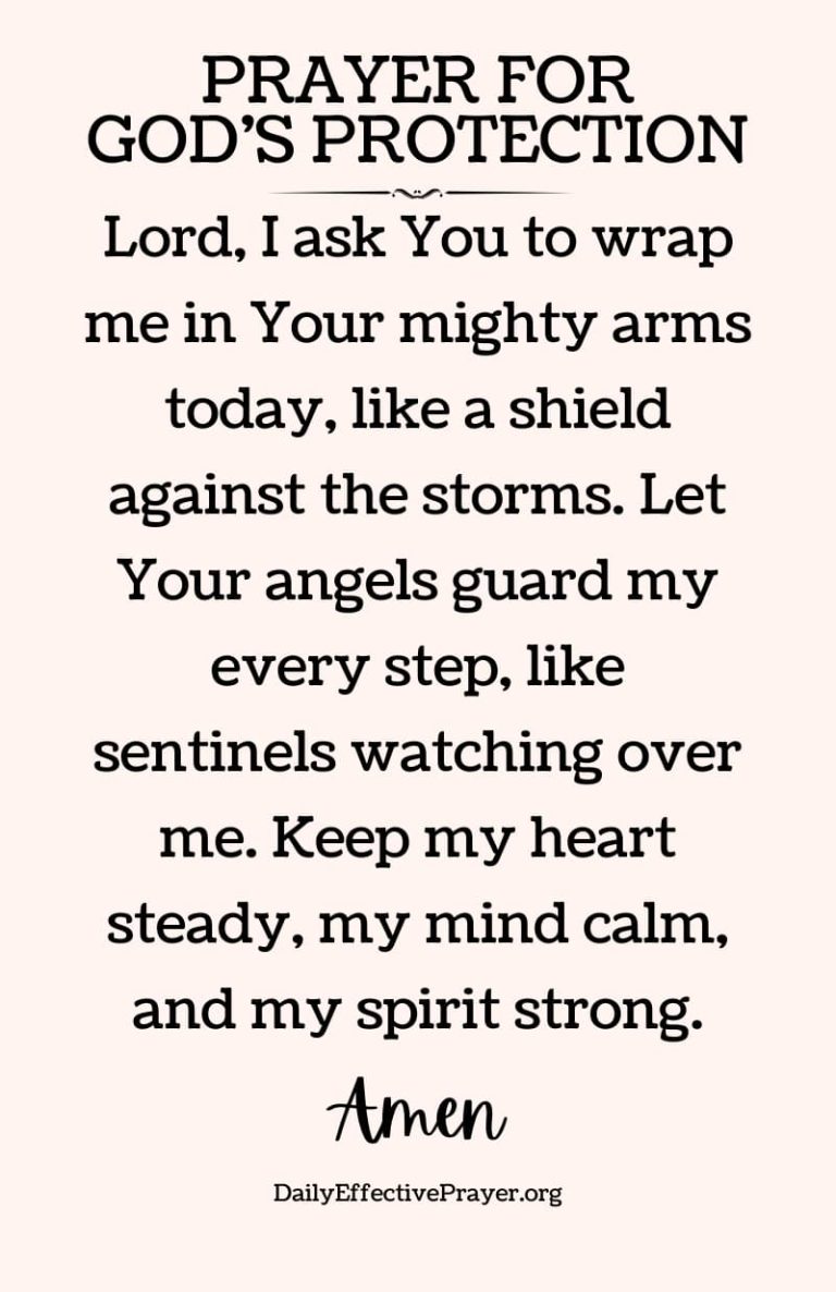 Powerful Prayers For Protection | Protection Prayer That Works