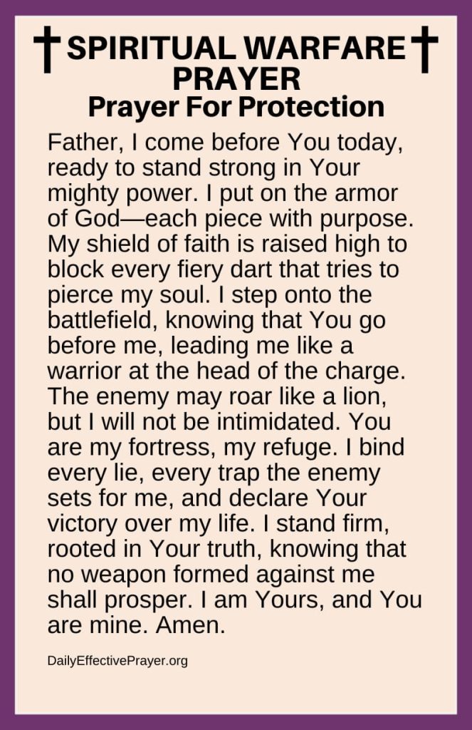 8 Powerful Spiritual Warfare Prayers | Pray These Prayers Now